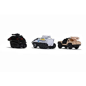 G.I. Joe 1.65" Nano 3-Pack Die-cast Cars, Toys for Kids and Adults