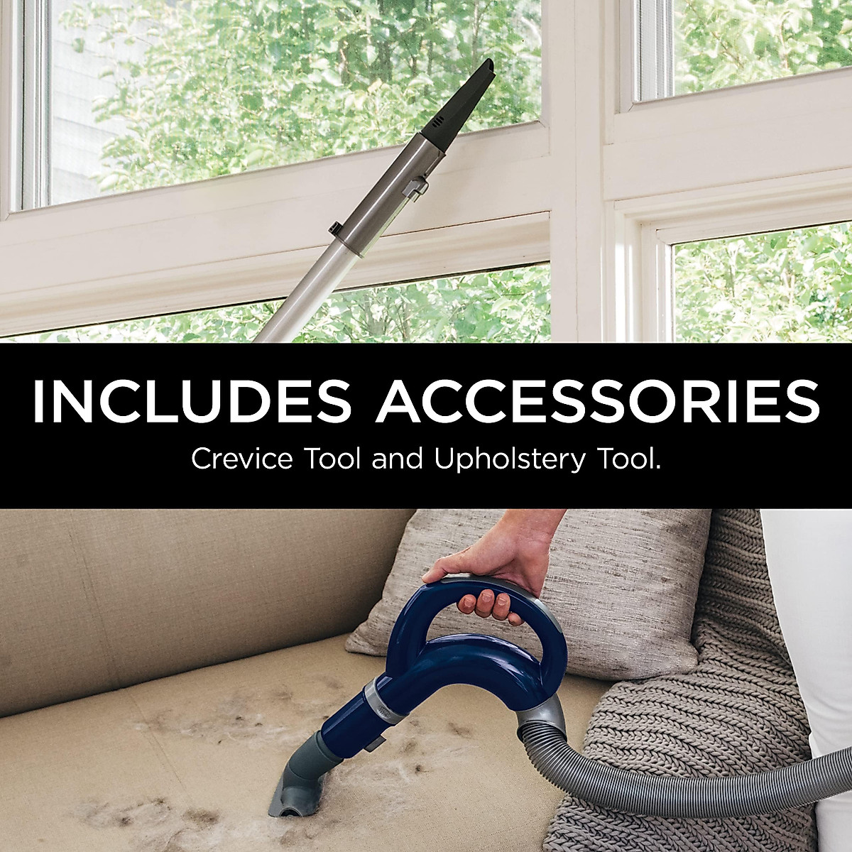 Shark NV360 Navigator Lift-Away Deluxe Upright Vacuum with Large Dust Cup Capacity, HEPA Filter, Swivel Steering, Upholstery Tool & Crevice Tool, Blue