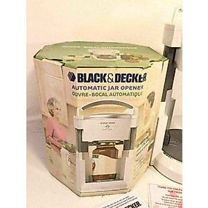 Black Decker Lids Off Automatic Jar Opener White Model JW200 Original Box