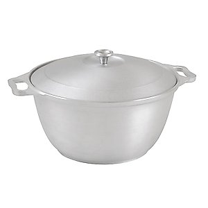 STP GOODS Cast Aluminum Pot, 3.2-qt. (3 L), 4.2-qt. (4 L), 6.3-qt. (6 L), 8.5-qt. (8 L) (8.5-qt. (8 L)), Gray, 458896_1