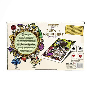 Professor PUZZLE Down The Rabbit Hole - Alice in Wonderland Themed Corn Hole Game/Bean Bag Toss Game