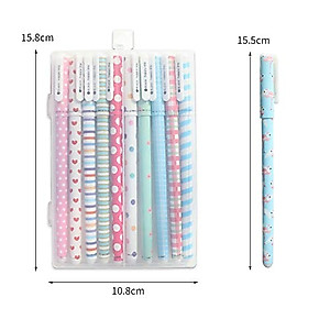 Colorful Pens Gel Ink Pen Set 0.5 mm Multi Colored Roller Ball Fine Point Ballpoint Pen, Cute Pens for School Writing journaling Sketching Doodling,Kids Girls Students Stationery Gift Set