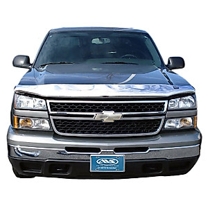 Auto Ventshade [AVS] Hood/Bug Shield for 2006 Chevrolet Silverado 1500, 2005 - 2006 Silverado 2500HD & 3500 | Medium Profile - Chrome, 1 pc. | 680347