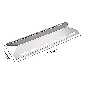 Grill Replacement Parts for Charmglow 720-0234 720-0289, Nexgrill 720-0033 720-0234 720-0289, Kirkland 720-0025 Gas Grills, Heat Plate Flame Tamer, Burner Tube Replacement for Charmglow 5 Burner Grill