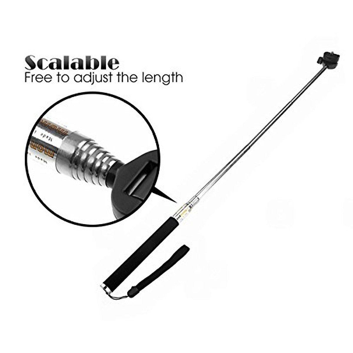 VVHOOY 3 in 1 Universal Action Camera Accessories Kit - Head Strap Mount/Chest Harness/Selfie Stick Compatible with Gopro Hero 11 10 9 8 7 6 5/AKASO EK7000/V50/Brave 7/Dragon Touch Action Camera