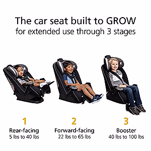 Safety 1st Grow and Go™ Extend 'n Ride LX All-in-One Convertible Car Seat, Winehouse