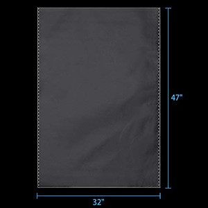 Awpeye Clear Basket Bags, 25 Pack Extra Large Cellophane Wrap for Baskets and Gifts, 32x47 Inches Cellophane Bags, 2 Mil Thick