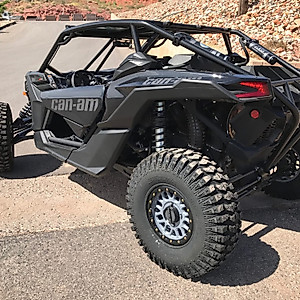 HAKA TOUGH Rear Cage Trim Plastic Cover for 2017-2022 Can Am Maverick X3 / X3 Max, C Pillar Protection Shield Guard Plate Accessories Replace OEM # 705010335,705010336 (LH & RH)