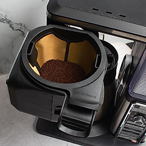 Ceybo Replacement Reusable 2 Pack Filters for Ninja Coffee Bar Glass Thermal System Compatible with All CF09X Series Models