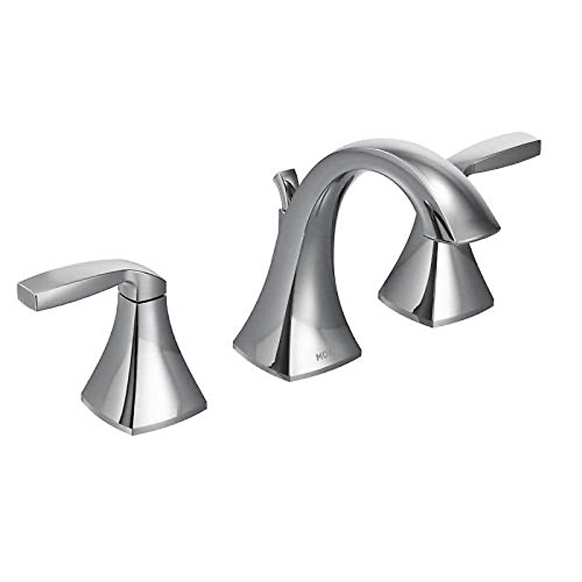 Moen Voss Polished Nickel Two-Handle Widespread Bathroom Faucet, Valve Required, T6905NL