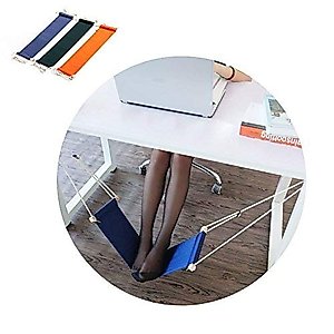HaloVa Foot Hammock Portable Adjustable Office Foot Rest, Mini Under Desk Foot Rest Hammock for Home, Office Study and Relaxing, Black