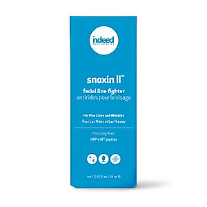 INDEED LABS Snoxin II: Clinically proven serum with Biomimetic peptide that relaxes facial muscles to soften lines and wrinkles. 30ml.