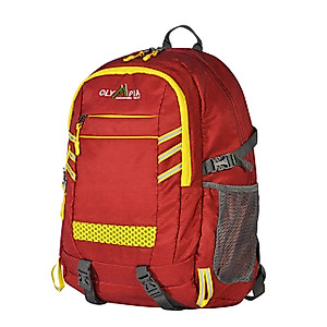 Olympia U.S.A. Huntsman 19" Outdoor Backpack (25l) Backpack, Red+Yellow