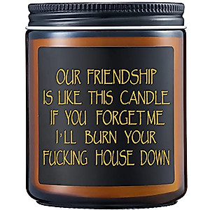 dovegift English Pear Freesia Scented Soy Candles - Funny Birthday Gifts for Women, Girlfriend - Best Friendship, Friends -Unique Gifts for Mom, Wife, Daughter, Coworker