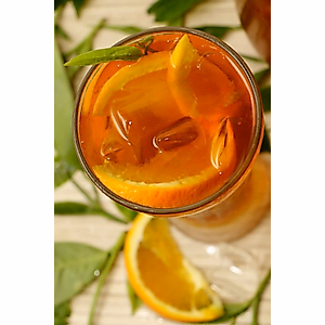 Walters Bay Peach Iced Tea | 12 Quart Sized Tea Bags, Ceylon Tea, Unsweetened, Peach Flavored, 100% Hand Plucked, Black Tea