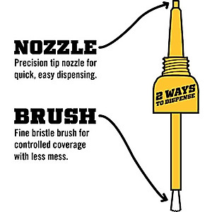 Gorilla Super Glue with Brush & Nozzle Applicator, 10 Gram, Clear, (Pack of 2)