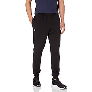 Russell Athletic Men's Jersey Cotton Joggers with Pockets, Black, Large