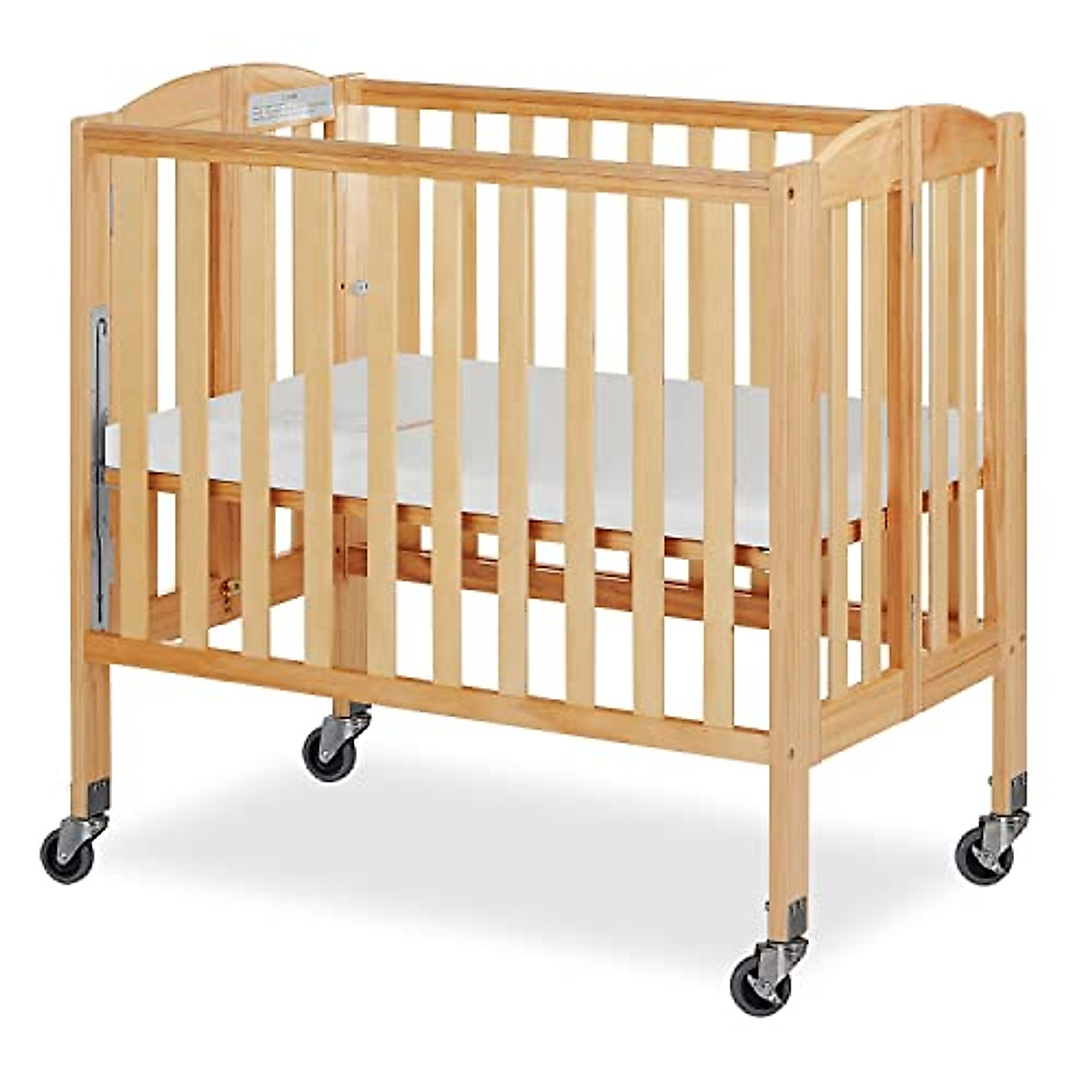 Dream On Me 3-in-1 Folding Portable Crib, Natural, Large
