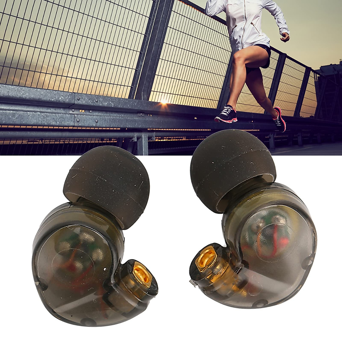 Earphone Head Replacement for SE215 SE315 SE535, Pluggable Detachable HiFi Earpiece Head,Sports Earphone Earbud Head, for Interface Cable(Black)