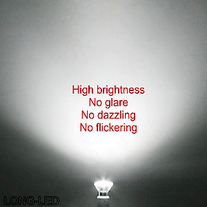 Classic Glass PAR20 LED Daylight Flood Light Bulb,LED Spotlight 8W PAR20(50W-75W Halogen Lamp Equivalent),5000K Bright White Light,E26 Base,120V,Indoor/Outdoor Use,Waterproof IP65 (8 Pack)