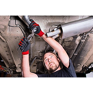 GREASE MONKEY Nitrile Coated Work Gloves - 15 Pairs - Size Large