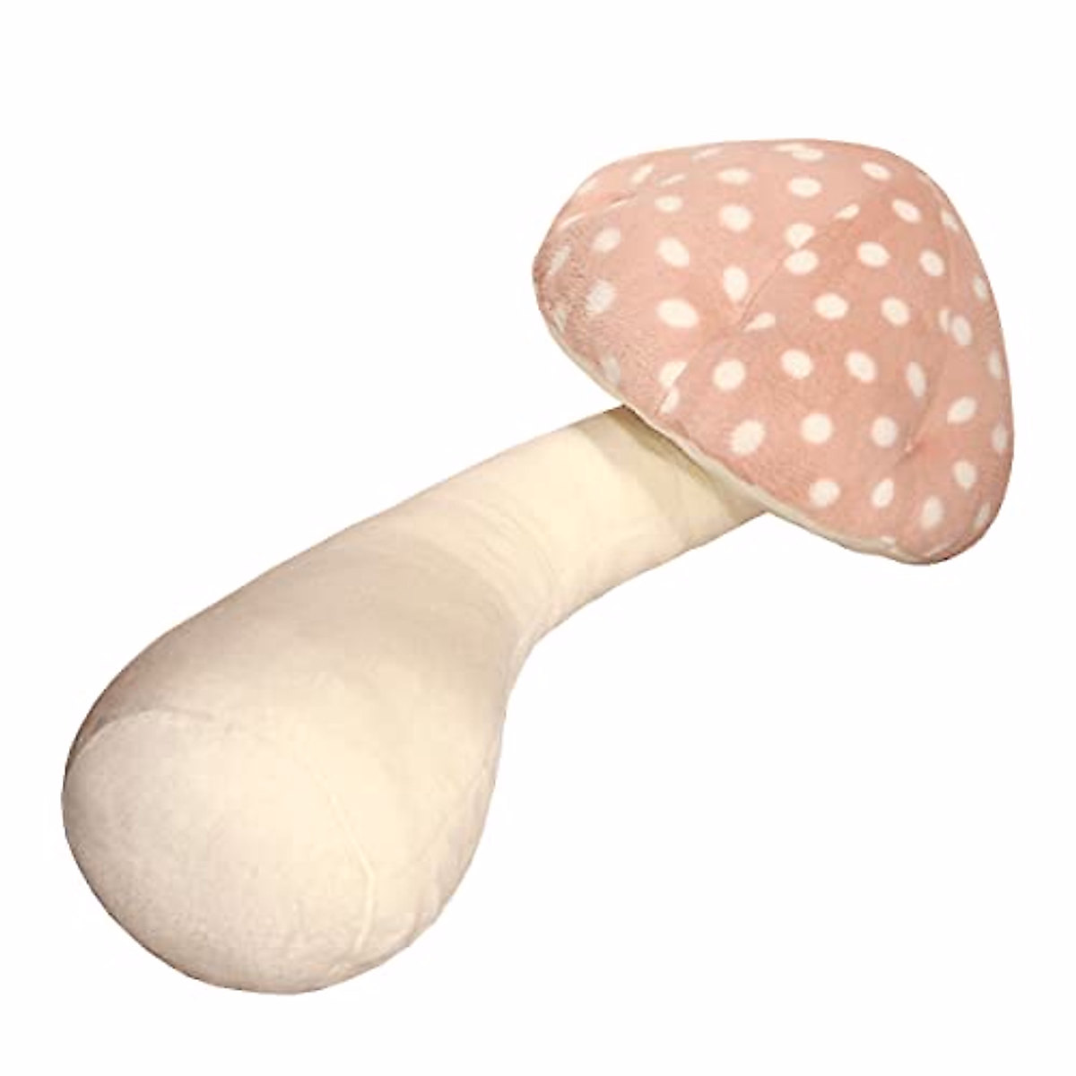 Hofun4U Mushroom Plush Pillow - 39 inch Mushroom Shaped Stuffed Long Body Pillow - Polka Dot Mushroom Plush - Christmas Birthday Gifts Choice Sofa Home Decoration (Pink)