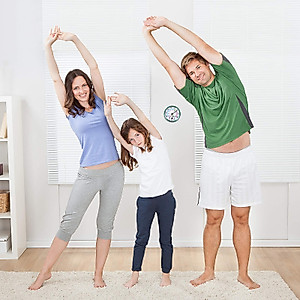 4 Pieces Indoor Outdoor Thermometer Hygrometer 2 in 1 Temperature Humidity Gauge Analog Hygrometer for Indoor Office Home Room Outdoor, No Battery Required, in Green and White