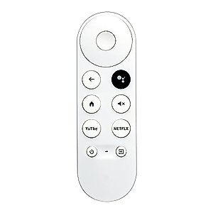 Replacement Voice Remote Control for Google Chromecast 4K Snow Snow Streaming Media Player G9N9N GA01409-US GA01919-US GA01920-US GA01923-US (Remote Control Only)