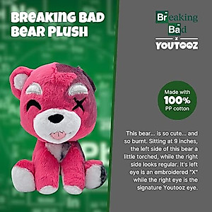 YouTooz Breaking Bad Plush Pink Bear 9" inch, Detailed and Super Soft Breaking Bad Pink Bear - Made with 100% PP-Cotton Plush Collection