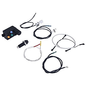 Petrirufun 69851 Grill Igniter Kit Replacement for Weber Spirit 220 320 330 335 Series with Front-Mounted Control, 7643 Grill Iginter Replacement Parts for Weber Spirit Grill Igniter Replacement