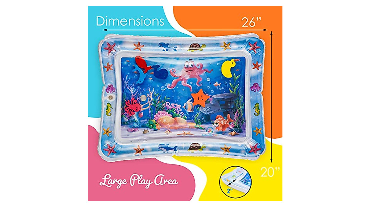 Splashin'kids Premium Water Mat for Baby Development