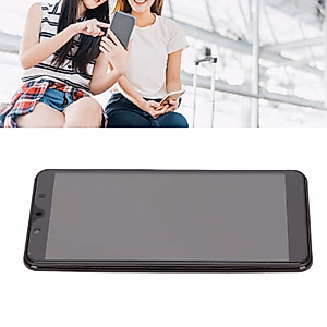 Zopsc S21+Uitra 5.72in Smartphone for 4.4.2 - Face Recognition Cell Phone RAM 512MB ROM 4GB 0.3MP 2MP 1650mAh with WiFi BT FM GPS. (Black)