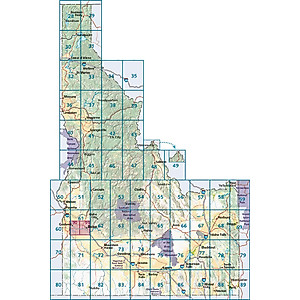 Idaho Road & Recreation Atlas - 7th Edition, 2022 (Benchmark Road & Recreation Atlases)