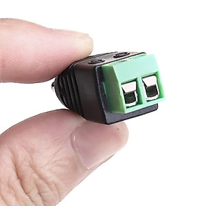 MOBOREST RCA Cable Audio Adapter, Phono RCA Male Plug to AV Screw Terminal Audio/Video Speaker Wire connectors Solderless Adapter(RCA Male-2pack)