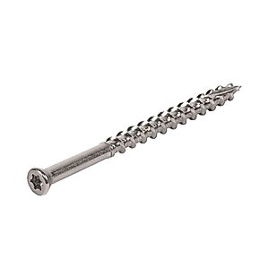 DeckWise #8x2-1/2" Stainless Steel Trim-Head Deck Screws, T15 Head, Covers 250 Sq. Ft. of Decking (1050 Pack)