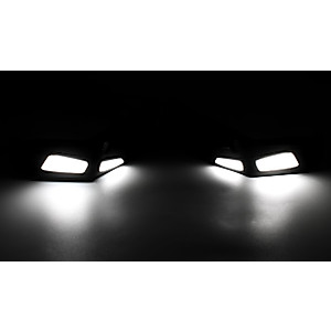 SAUTVS Handguards LED Lights for Can Am Ryker, Aluminum Hand Guards LED Lights Lamps Lighting Kit for Can-Am Ryker 600 900 Sport Rally All Models Accessories (2PCS, Replace #219400820)