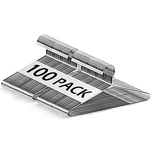 SLEEPING LAMB Metal Hangers 100 Pack Clothes Hangers - Coat Hangers for Closet-16.4 inch Stainless Steel Heavy Duty Hangers for Suits, Shirts, Pants
