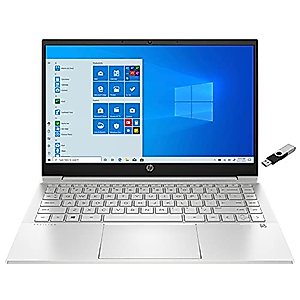 2022 HP Pavilion 14" FHD Premium Laptop 11th Gen 4-Core Intel i5-1135G7 16GB DDR4 1TB NVMe SSD Intel Iris Xe Graphics HDMI Webcam Bluetooth Backlit Keyboard Wi-Fi 6 Windows 11 Home w/ 32GB USB