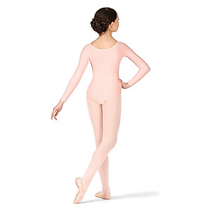 Theatricals Girls Long Sleeve Dance Leotard Black L D5103C