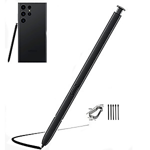 for S23 Ultra Stylus Pen Replacement for Samsung Galaxy S23 Ultra 5G Touch Stylus Pen S Pen(Without Bluetooth) Replacement Tips/Nibs (Phantom Black)