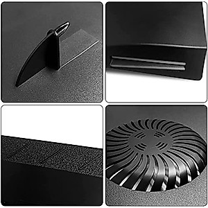 PS5 Faceplates with Cooling Vents, Shockproof PS5 Cover PS5 Plates for PS5 Disc Edition, Hard ABS Anti-Scratch PS5 Replacement Plates PS5 Cover Shell Case PS5 Console Cover Accessories with Vent