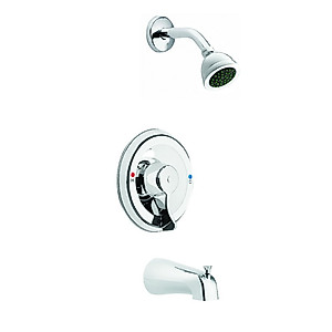 Moen 8389EP15 Commercial Posi-Temp Eco Performance Pressure Balancing Tub/Shower 1.5 gpm, Chrome