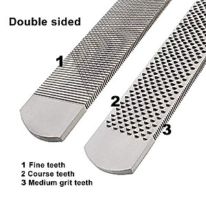 Rural365 Farrier Rasp File and Rubber Handle - Mini Rasp Hoof File Equine Hoof Rasp for Horses, Pig Hoof File, Goat Rasp