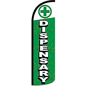 Dispensary King Windless Flag (Hardware Not Included)