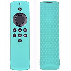 CUCUDAI Silicone Case Forr Amazon Fire TV Stick Lite Remote Control Shockproof Anti-Slip Replacement Protective Cover Case-Pink