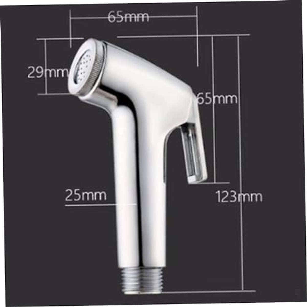 Peosaard Bathroom Handheld Bidet Sprayer Toilet Bidet Sprayer with Hose for Feminine Wash 3PCS, Toilet Bidet Sprayer
