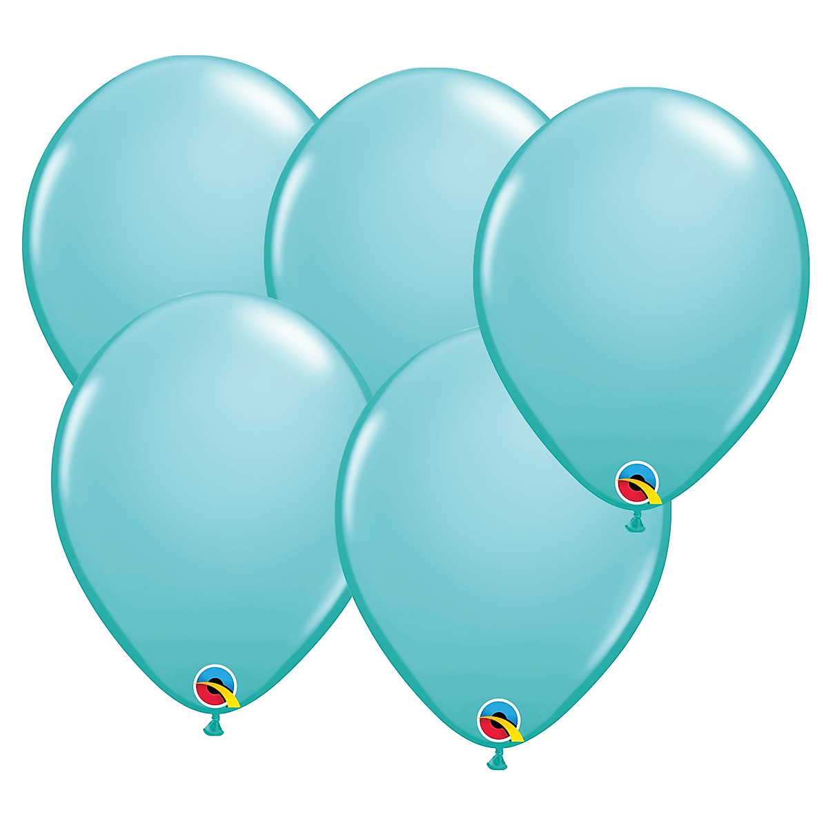 Qualatex 78079 Caribbean Blue 11"/ 11-inch Round Latex Party Balloons (Pack of 25)