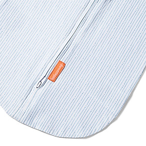 SwaddleMe by Ingenuity Pod - 2-Pack, Size Large, For Ages 3-6 Months, 14-18 pounds, Up to 30 Inches Long, No-Wrap Zip-Up Baby Swaddle