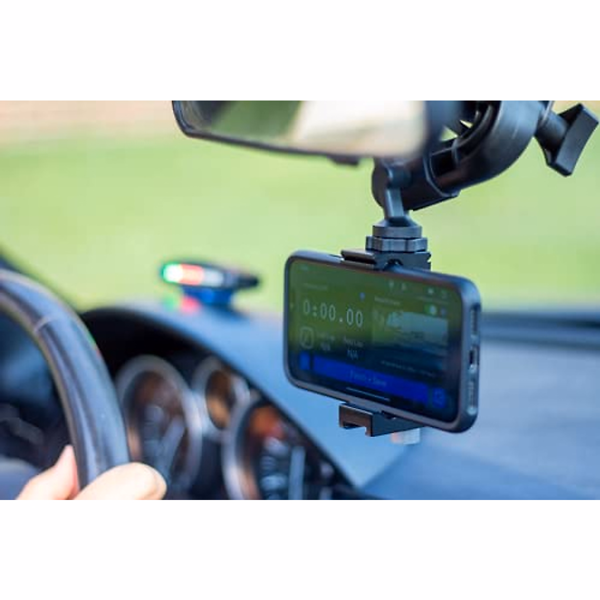 APEX Pro Motorsport Phone Mount: Track Days, Drag Racing, Autocross, Drifting, Off Roading, Rally, Rallycross, and More!