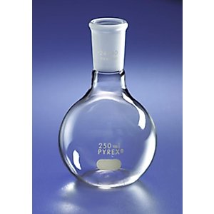 Corning 4100-1L, Pyrex Boiling Flask, Flat Bottom, Short Neck, 1000mL Capacity
